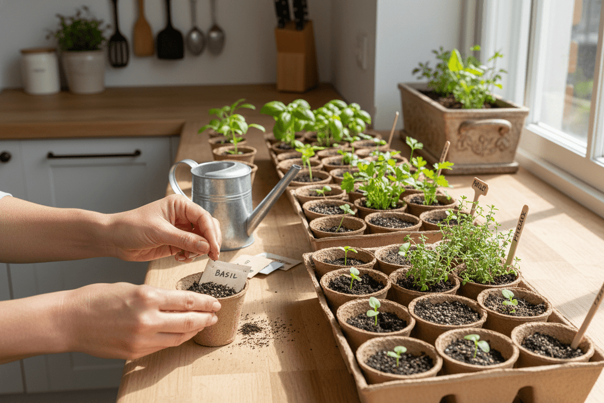 Growing Herbs from Seeds Indoors: Best Starter Kits for Beginners ...