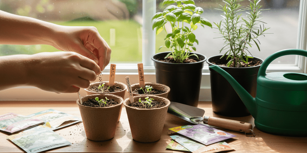 Growing Herbs From Seeds Indoors vs Seedlings: Complete Guide ...